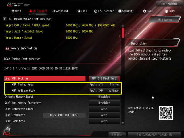 Xmp Bios Motherboard Xmp Support